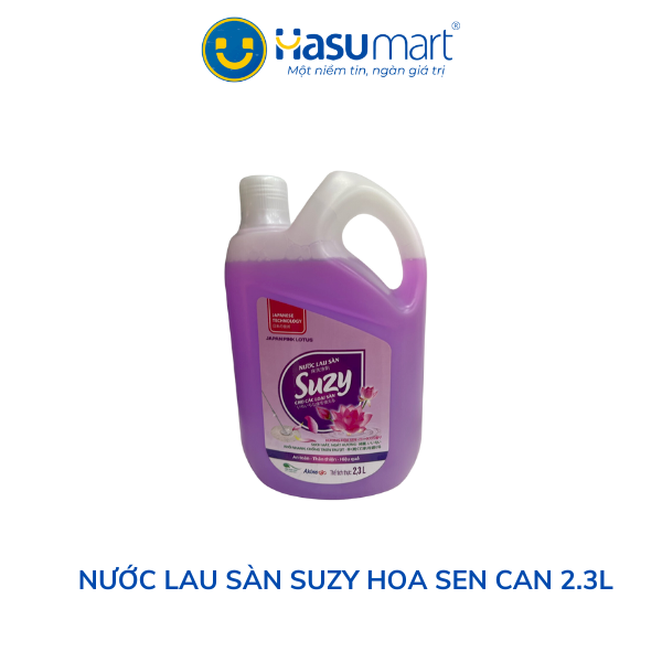 Nước lau sàn Suzy hoa sen can 2.3L