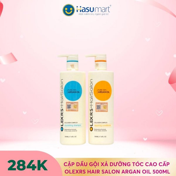 CẶP DẦU GỘI XẢ DƯỠNG TÓC CAO CẤP OLEXRS 500ML