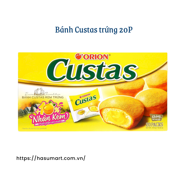 Bánh Custas trứng 20P