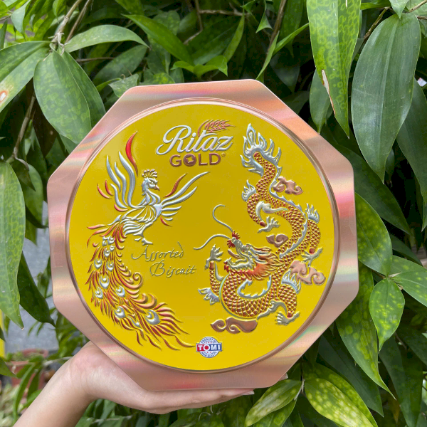 Bánh quy Ritaz Gold hộp vàng 255G